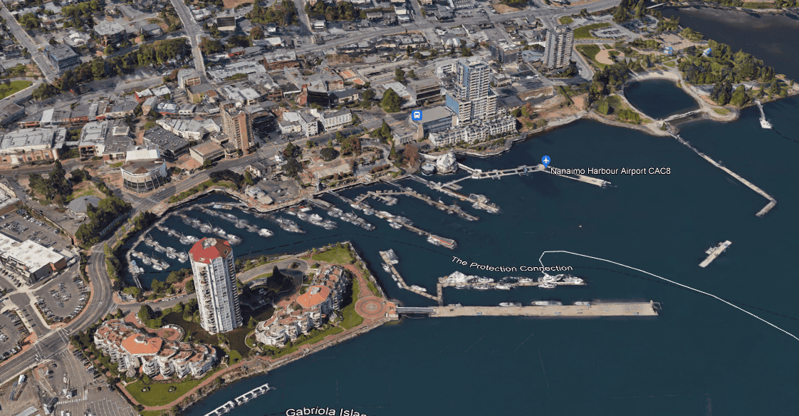 Dodd Narrows and Nanaimo - Ships Log